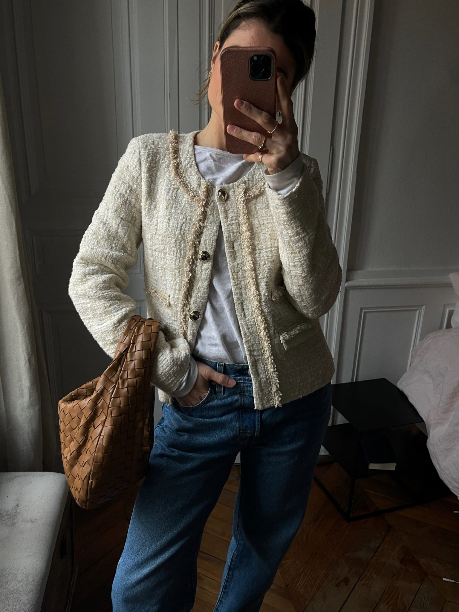 Veste tweed pour le Printemps - Marie and Mood - Blog mode lifestyle